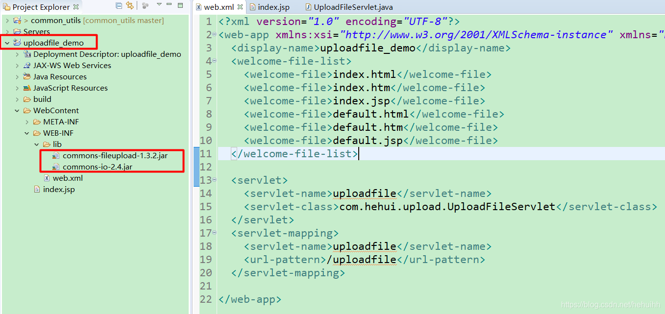使用commons Fileupload和commons Io解析表单,做原生文件上传commons Fileupdate Commons