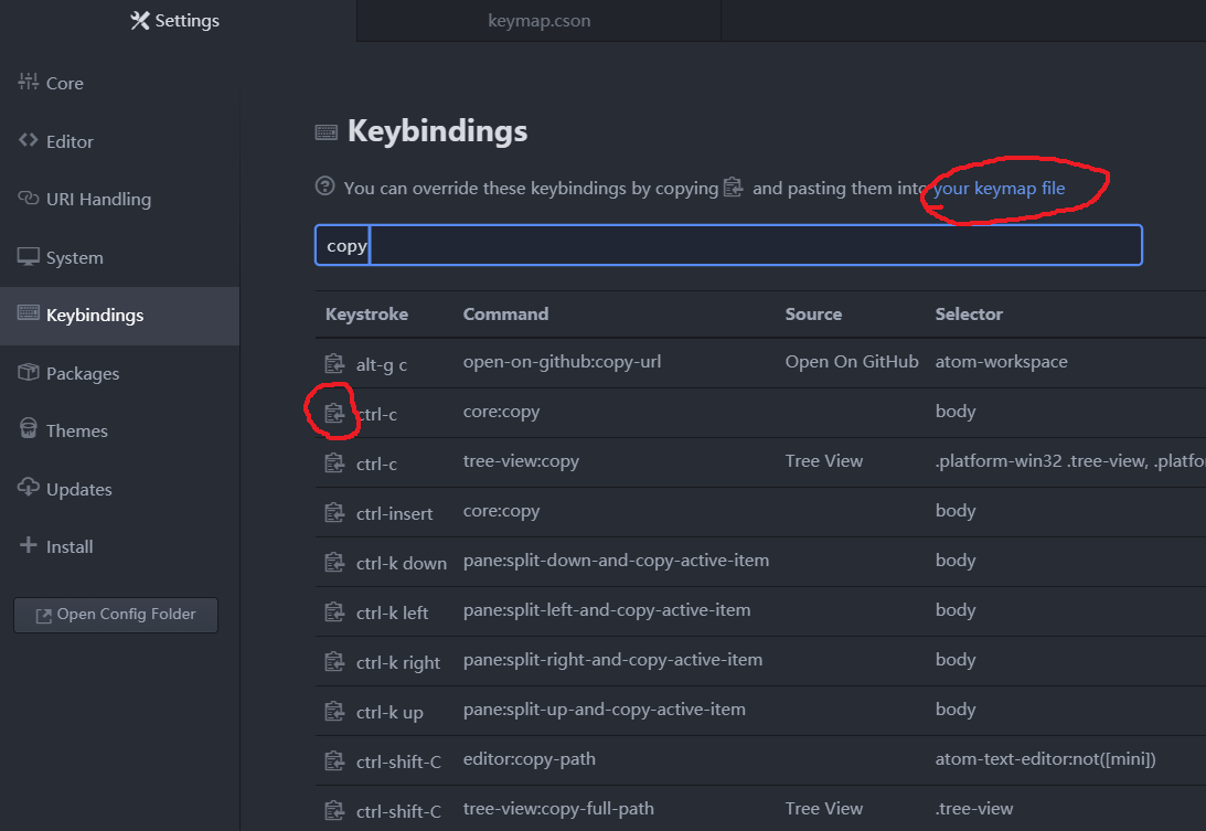 Atom配置及快捷键设置简记_atom快捷键修改-CSDN博客