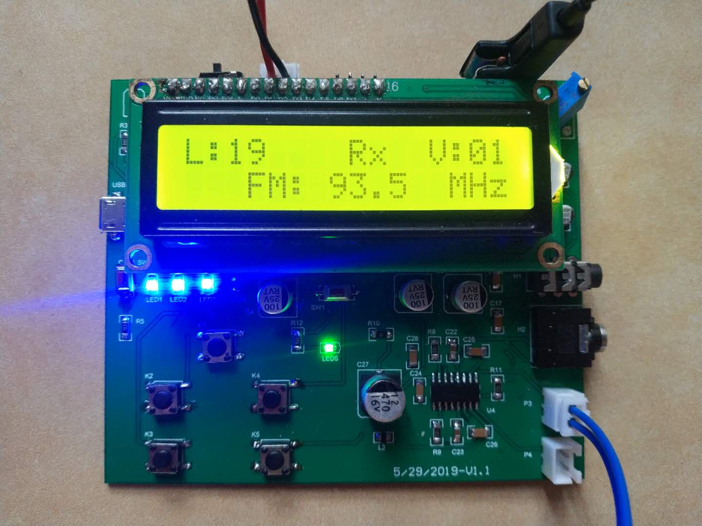 基于RDA5820，51单片机制作的收发一体收音机，附完整c程序_rda5820程序-CSDN博客