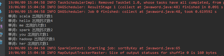 spark 安装入门（一）scala spark单词统计 ; java spark单词统计spark反转排序_zengxianglei的博客-CSDN博客