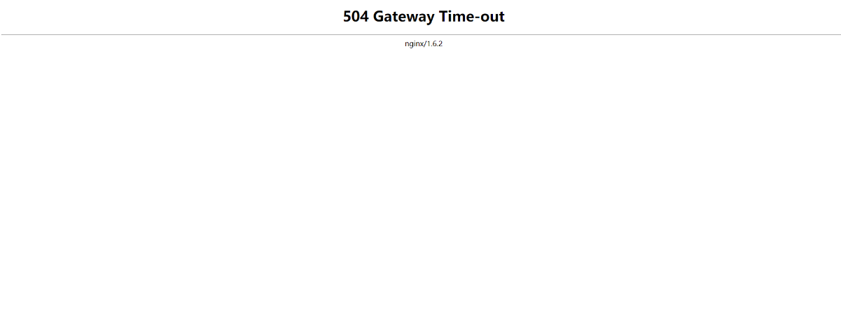 Nginx 阿里云服务器提示504 Gateway Time-out(The gateway did not receive a timely ...