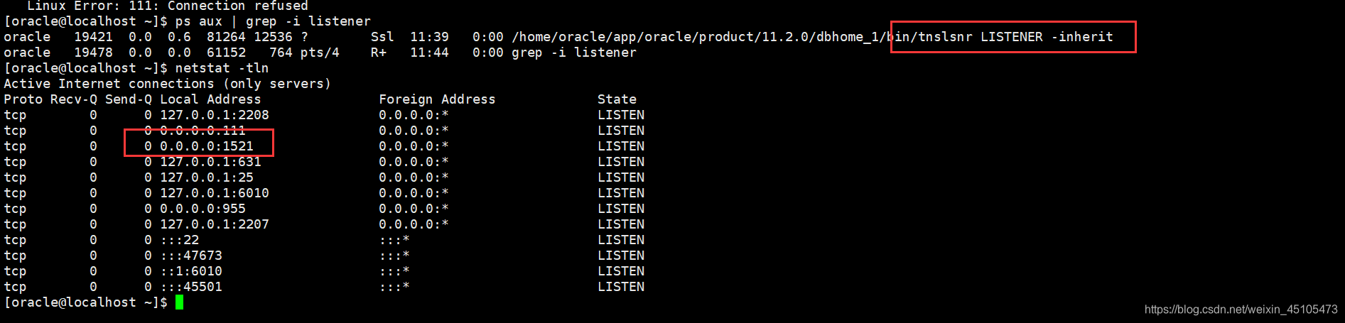 Lsnrctl命令管理oracle数据库监听服务的基本原理nnjj01的博客 Csdn博客
