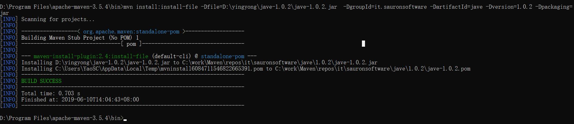 maven项目中引入第三方jave-1.0.2jar 包_pom引入jave2-CSDN博客