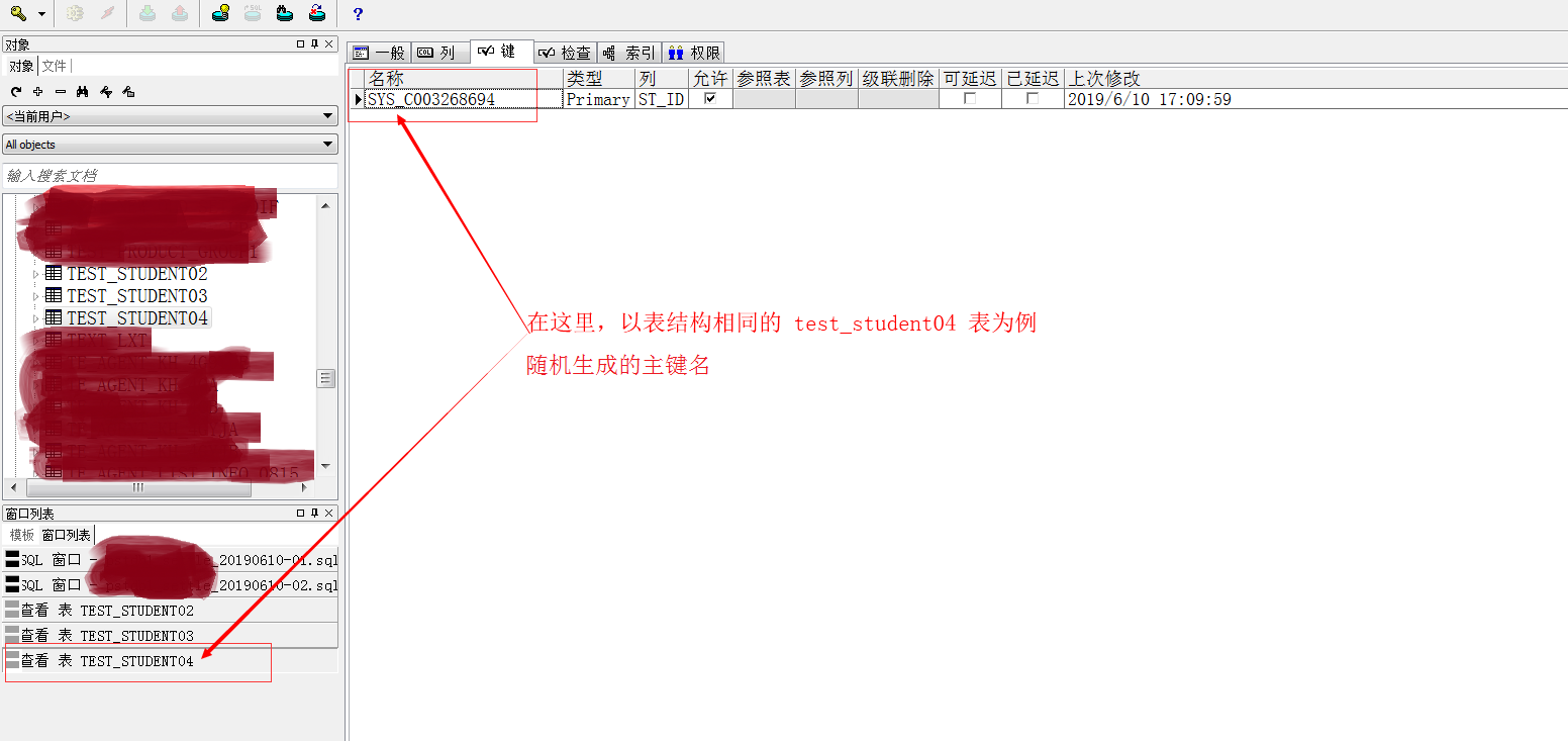 DBEAVER Settings the primary key and the primary key to delete ...