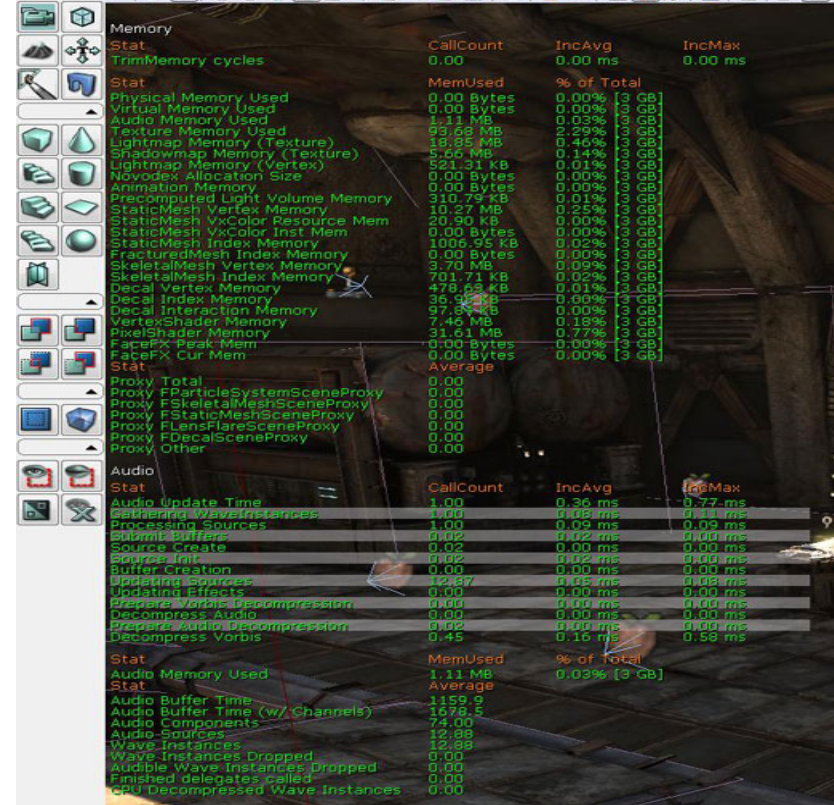 UE4 Statistics Command Description - Programmer Sought
