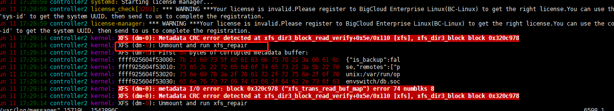 记一次XFS文件系统崩溃的处理_writeback error on sector-CSDN博客