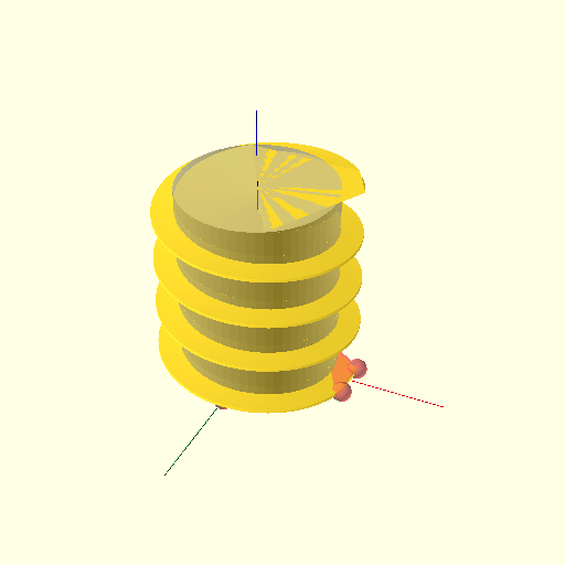 在Python里应用Openscad实现3D建模(修改简化版)之3D螺纹建模初探1_opencad python-CSDN博客