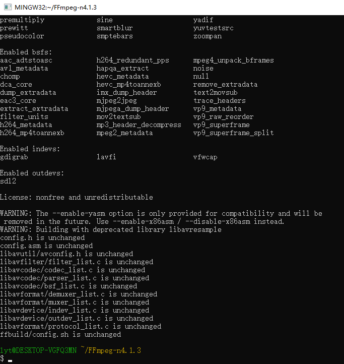 windows 10 x64环境下编译带有ffplay的ffmpeg_ffmpeg 编译windows ffplay-CSDN博客
