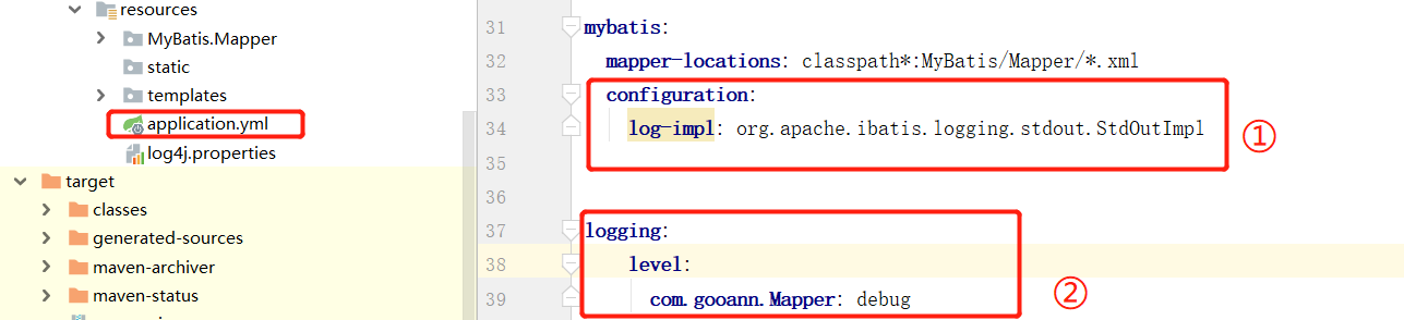 Spring Boot 整合MaBatis如何在控制台打印执行的SQL语句_logging: level: com.pi.carbon.mapper: debug-CSDN博客