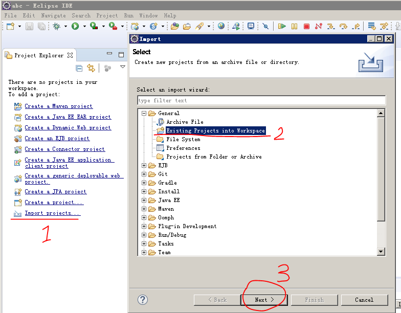 eclipse导入项目需要注意几个内容_eclipse import projects-CSDN博客