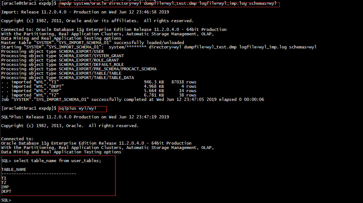 oracle expdp/impdp一些小细节_impdp ora-01918 ramap不生效-CSDN博客
