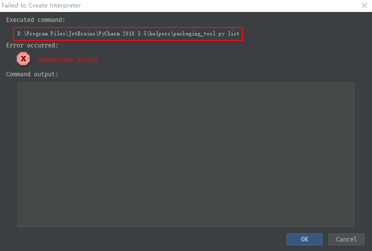 Pycharm在创建新的工程时出现"Failed to Create Interpreter"-CSDN博客