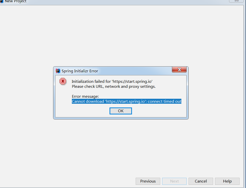 IDEA创建spring boot项目报错：Cannot download 'https://start.spring.io'的解决办法_idea中创建spring项目提示cannot ...