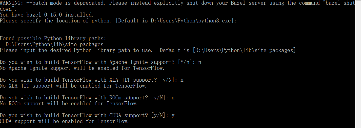 windows+bazel+tensorflow-r1.12(GPU)编译生成dll与lib_编译cpu版本的tensorflow.dll和tensorflow.lib-CSDN博客