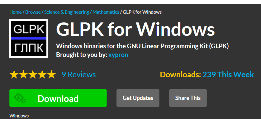 Windows系统下安装GLPK教程-CSDN博客