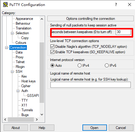 开发工具：putty使用教程，超时连接_putty超时-CSDN博客