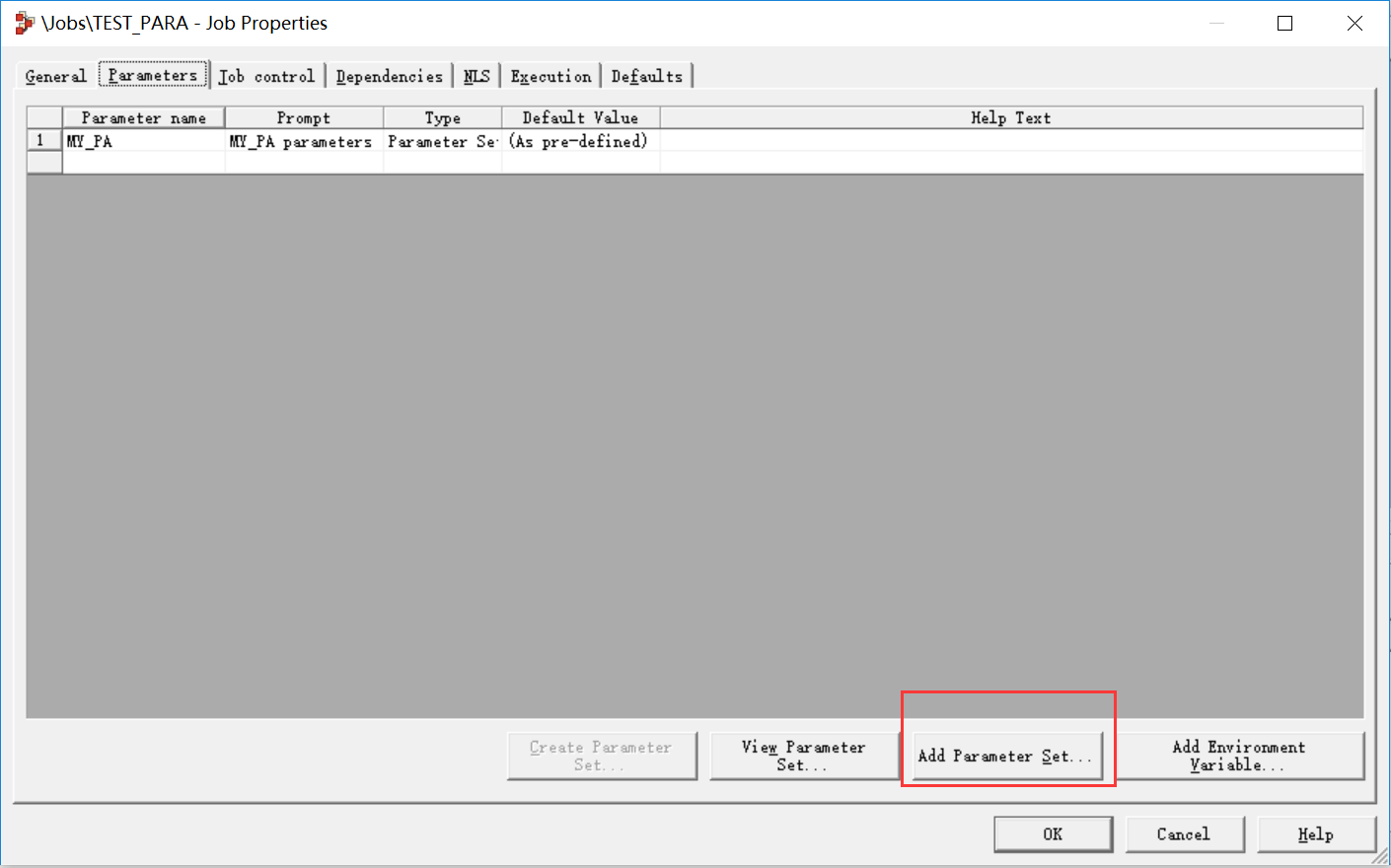 Datatage中Parameter Set的使用_ad parameter set-CSDN博客