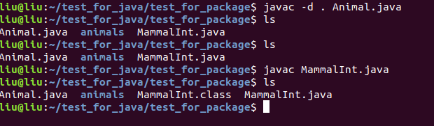 Línea de pedido Java Paquete Creación - programador clic