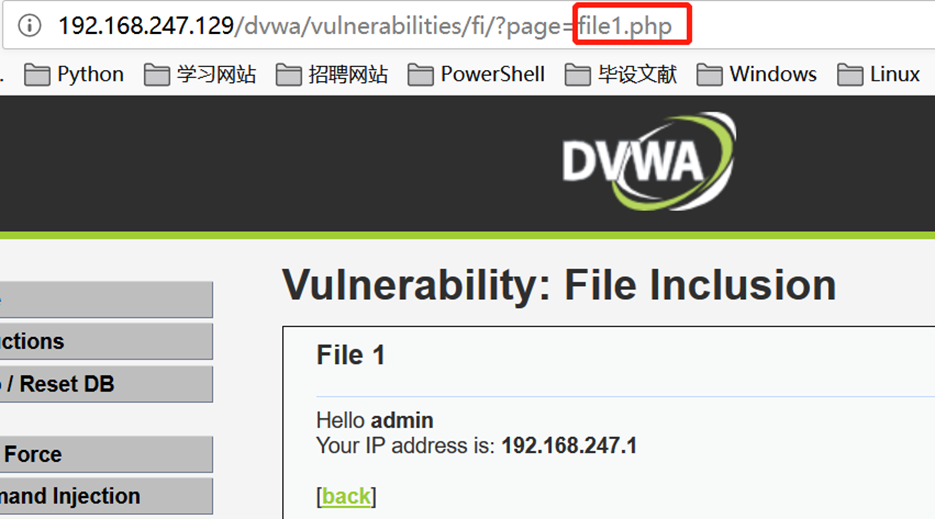 Kali渗透测试之DVWA系列9——File Inclusion(文件包含)_dvwa file inclusion-CSDN博客
