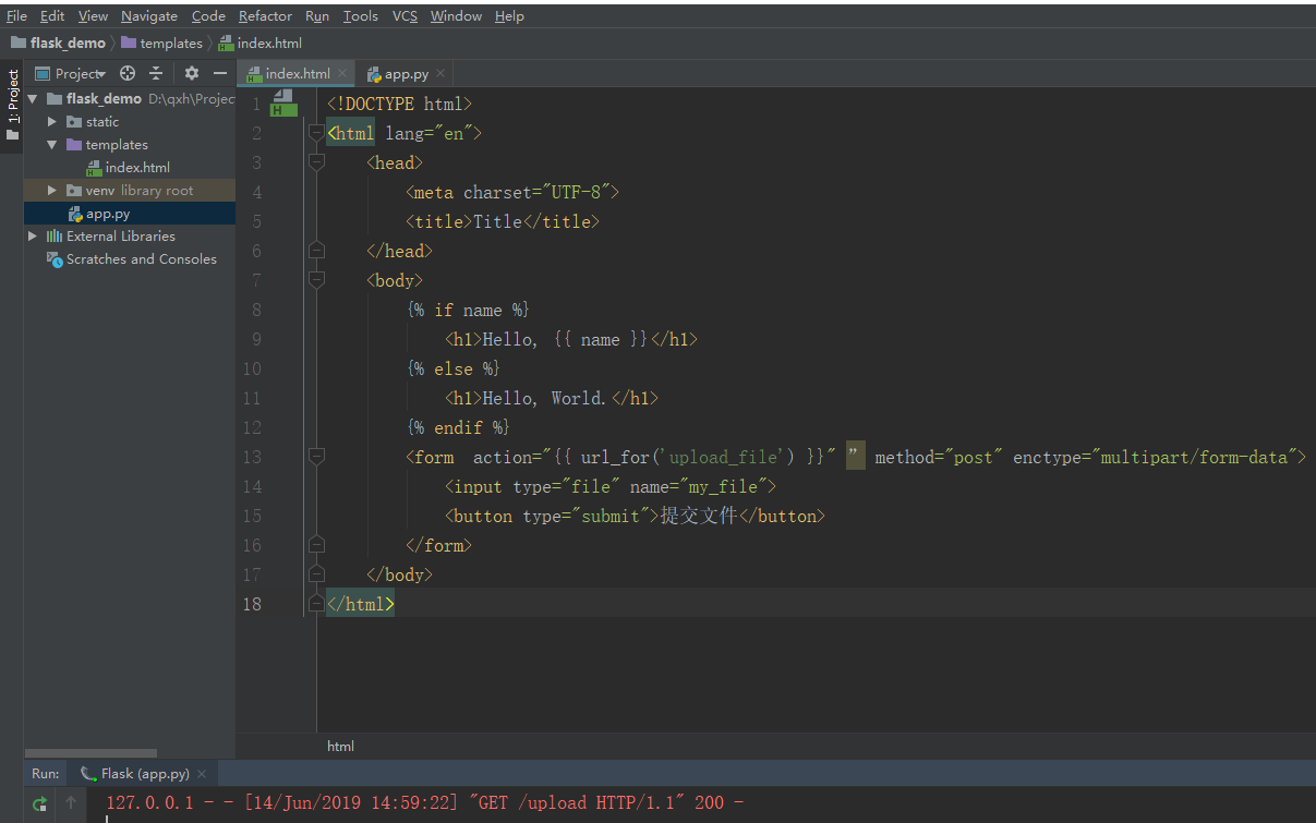 Flask教程--第一个Flask应用：请求与响应_flask 第一个请求-CSDN博客