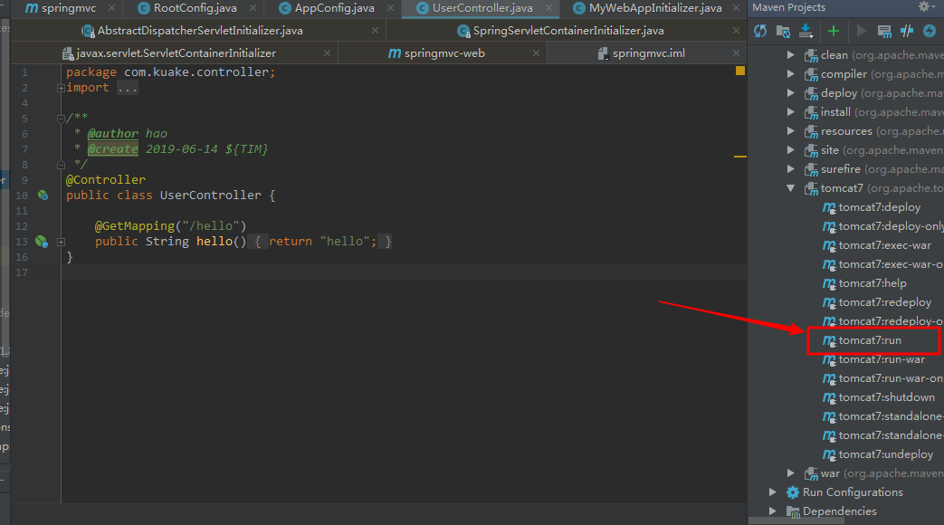 IDEA搭建纯注解版本SpringMVC的web开发环境并分析启动原理_注解配置springmvc并用idea启动-CSDN博客