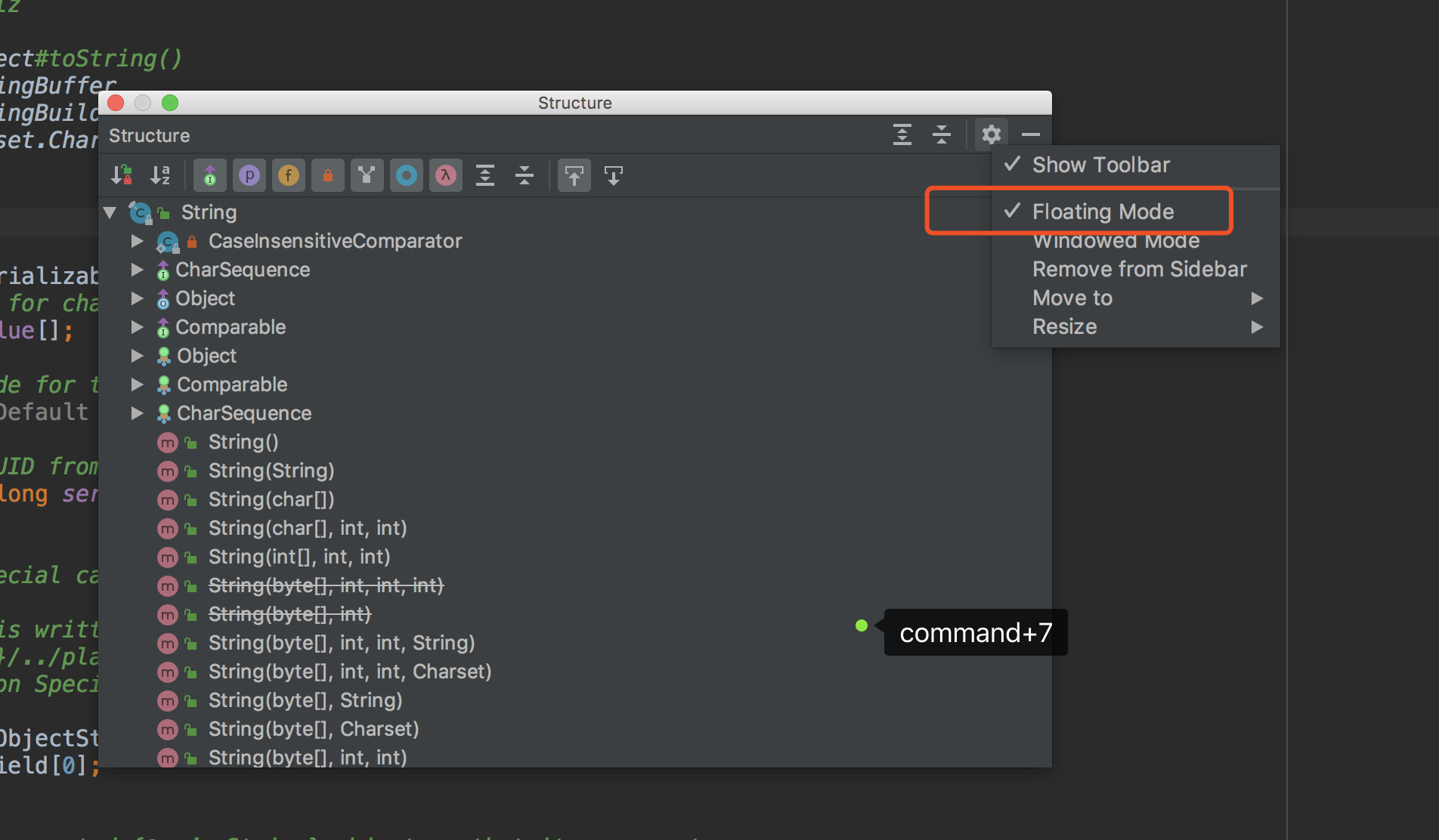 IDEA-structure结构继承的图标说明_idea中的structure模块图标-CSDN博客