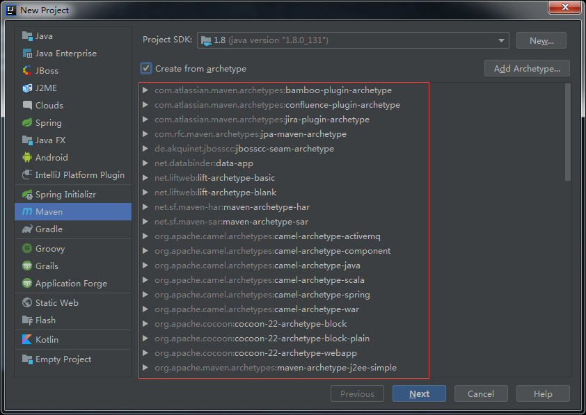 maven项目的Archetype常用选择_maven里面的archetype选择-CSDN博客