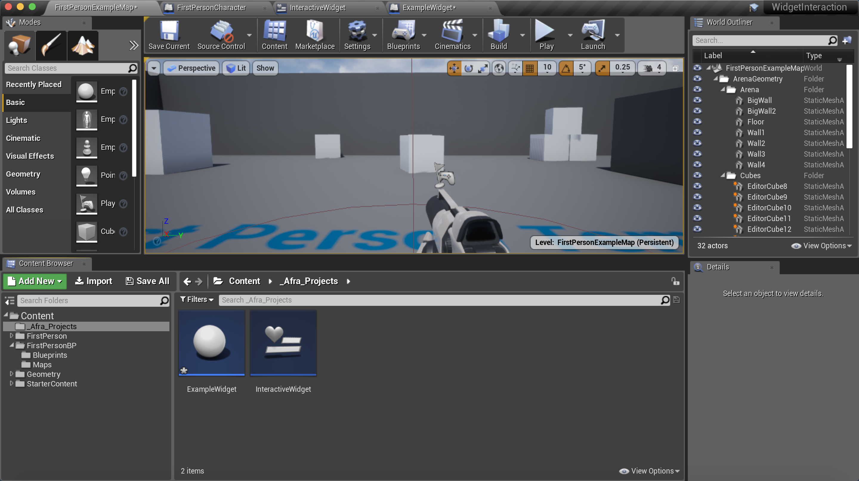 UE4 蓝图学习 创建3D小部件交互_ue press pointer key-CSDN博客