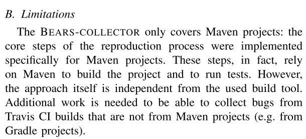 新的软件自动修复数据集——Bears: An Extensible Java Bug Benchmark for Automatic ...