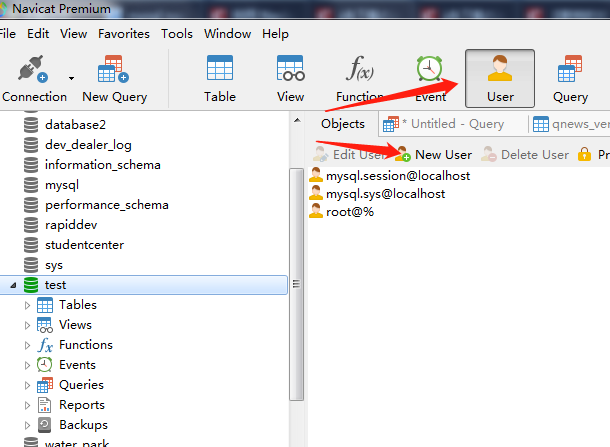 Navicat配置mysql数据库用户权限_navicat查询表权限-CSDN博客
