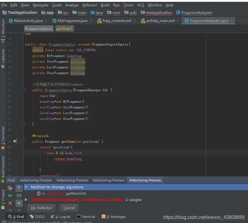 Fragmentadapter使用过程中无法正确获取fragment Csdn博客