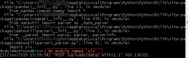 no module named 'six'解决办法-CSDN博客