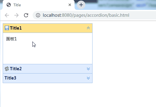 EasyUI中Accordion折叠面板的简单使用_easyui accordion 高度-CSDN博客