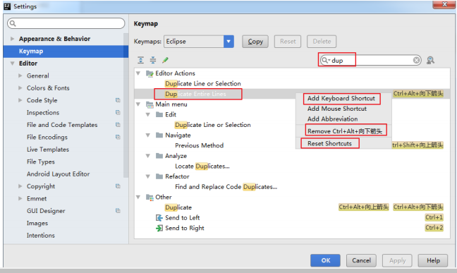 四、IDEA——快捷键设置(设置与eclipse快捷键一致)_idea的快捷键设置跟ecliose-CSDN博客
