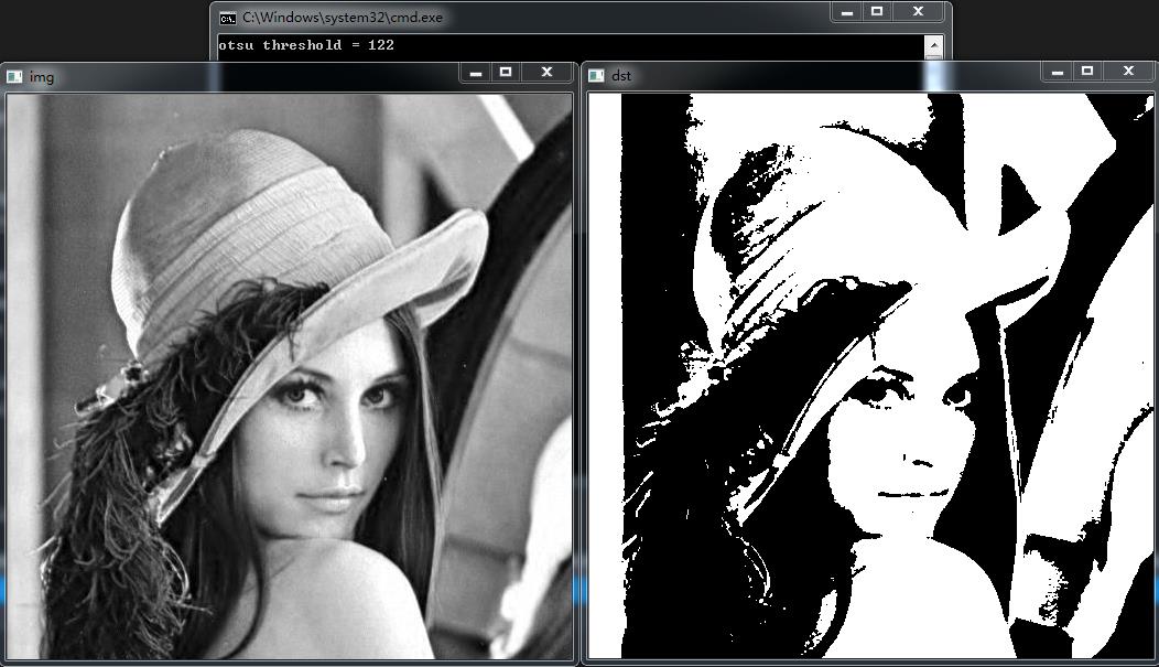 OTSU算法实现二值化_otsu二值化-CSDN博客
