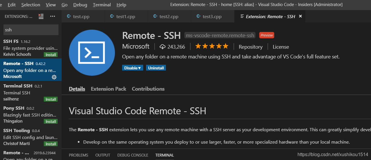 Vscode连远程remote Ssh Vscode远程连接中ssh插件一般安装那个版本 Csdn博客