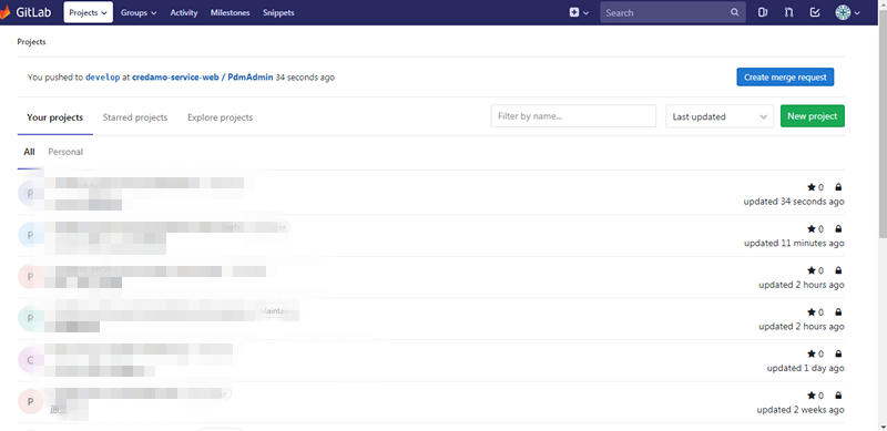 GitLab——提交合并请求_create merge request-CSDN博客