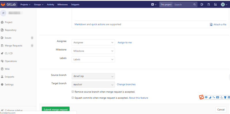 GitLab——提交合并请求_create merge request-CSDN博客
