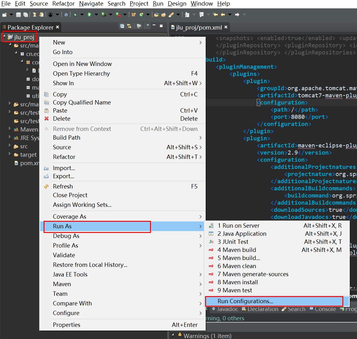 Eclipse开发环境springmvc Maven项目启动 Eclipse 启动springmvc项目 Csdn博客
