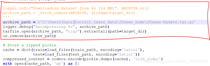 sklearn.datasets.fetch_20newsgroups下载速度极慢采用离线下载导入_sklearn的20类新闻数据下载-CSDN博客