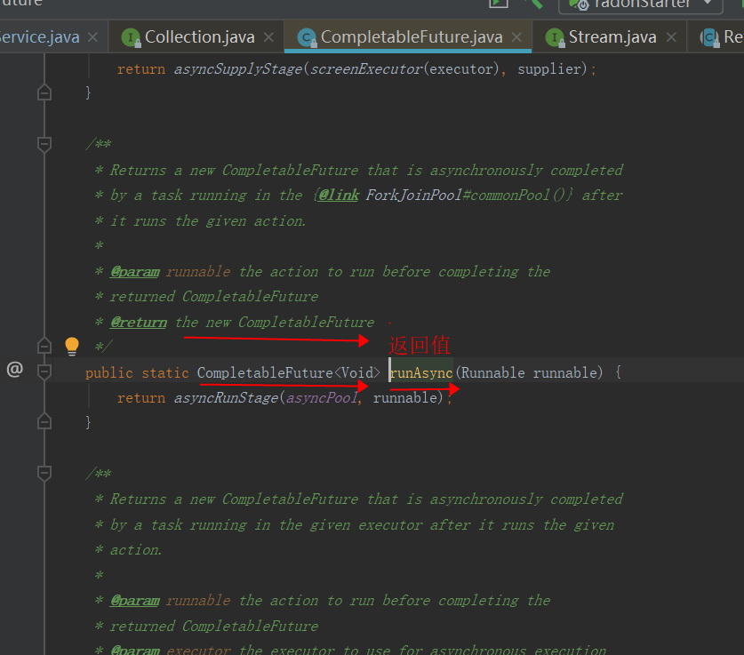 lambda no instance(s) of type variable(s) T exist so that void conforms to R_no instance of type ...