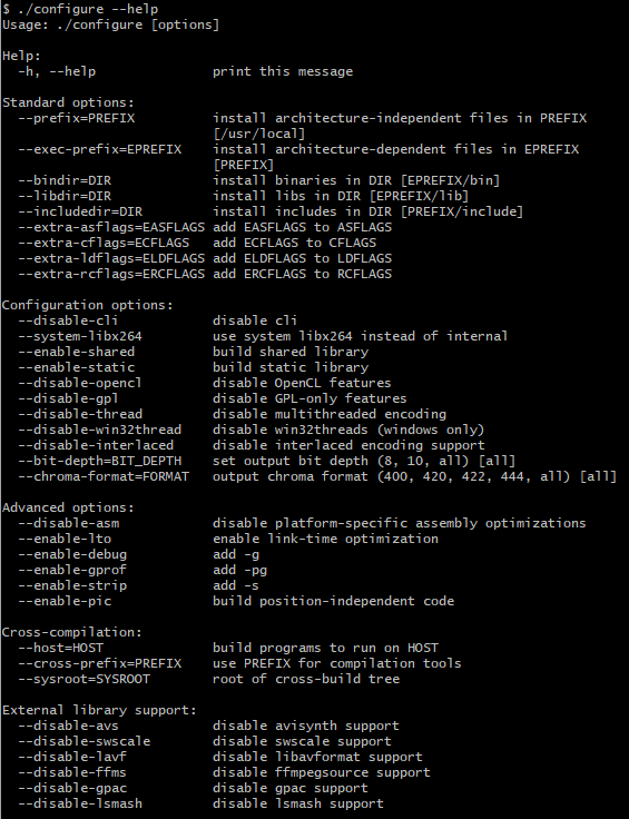 Mark：x264编译选项编译选项disable Intltool Csdn博客 