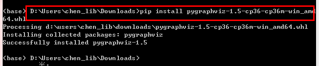 Install graphviz and pygraphviz in Windows 10 environment (pro-test ...