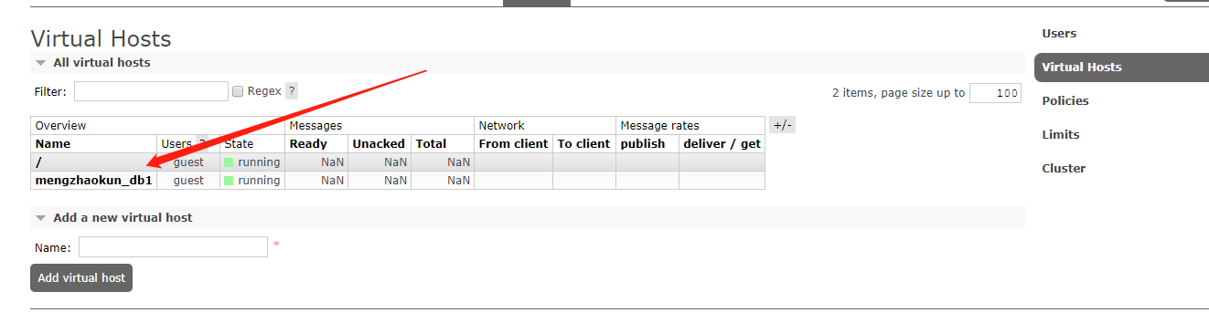 RabbitMQ 一 用户以及vhost配置_system.exception: 0: at rabbitapi.restmanagement.g-CSDN博客