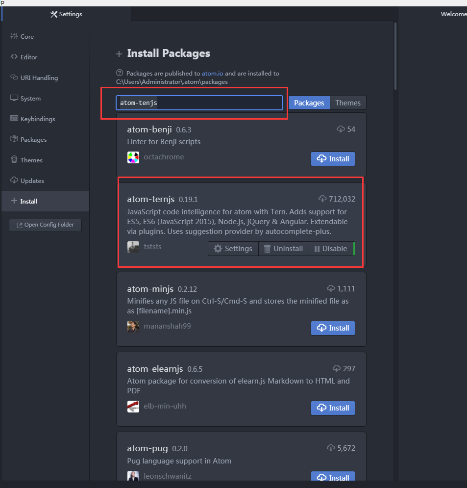 Atom JS 开发工具安装与配置-CSDN博客
