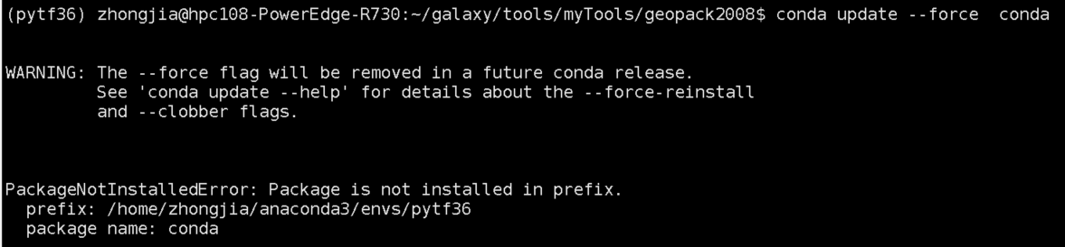 报错 pyopenssl' is a dependency of conda and cannot be removed from requests' is a dependency of ...