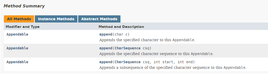JAVA 之 Appendable-CSDN博客