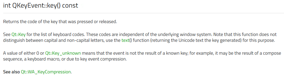 QKeyEvent获取键盘按键-CSDN博客
